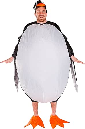Amazon.com: Penguin Big Bird Inflatable Costume for Adults (One Size ...