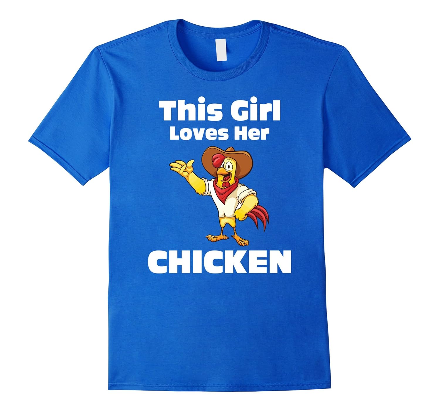 This Girl Loves Her Chickens Cute T-Shirt for Chicken Lovers