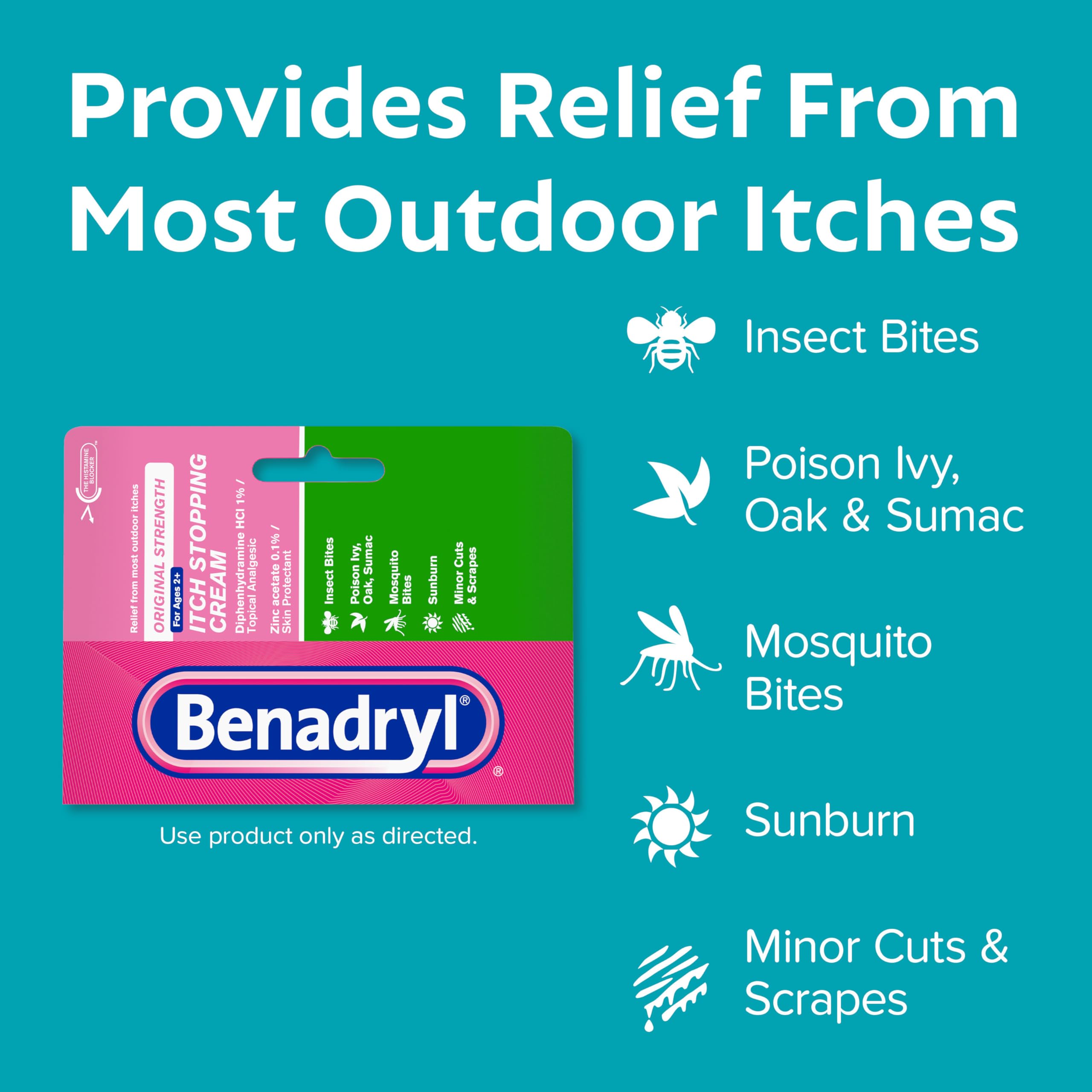 Mua Benadryl Original Strength Itch Stopping Anti-Itch Cream ...