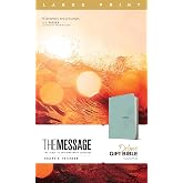 The Message Deluxe Gift Bible, Large Print (Leather-Look, Forest Green ...