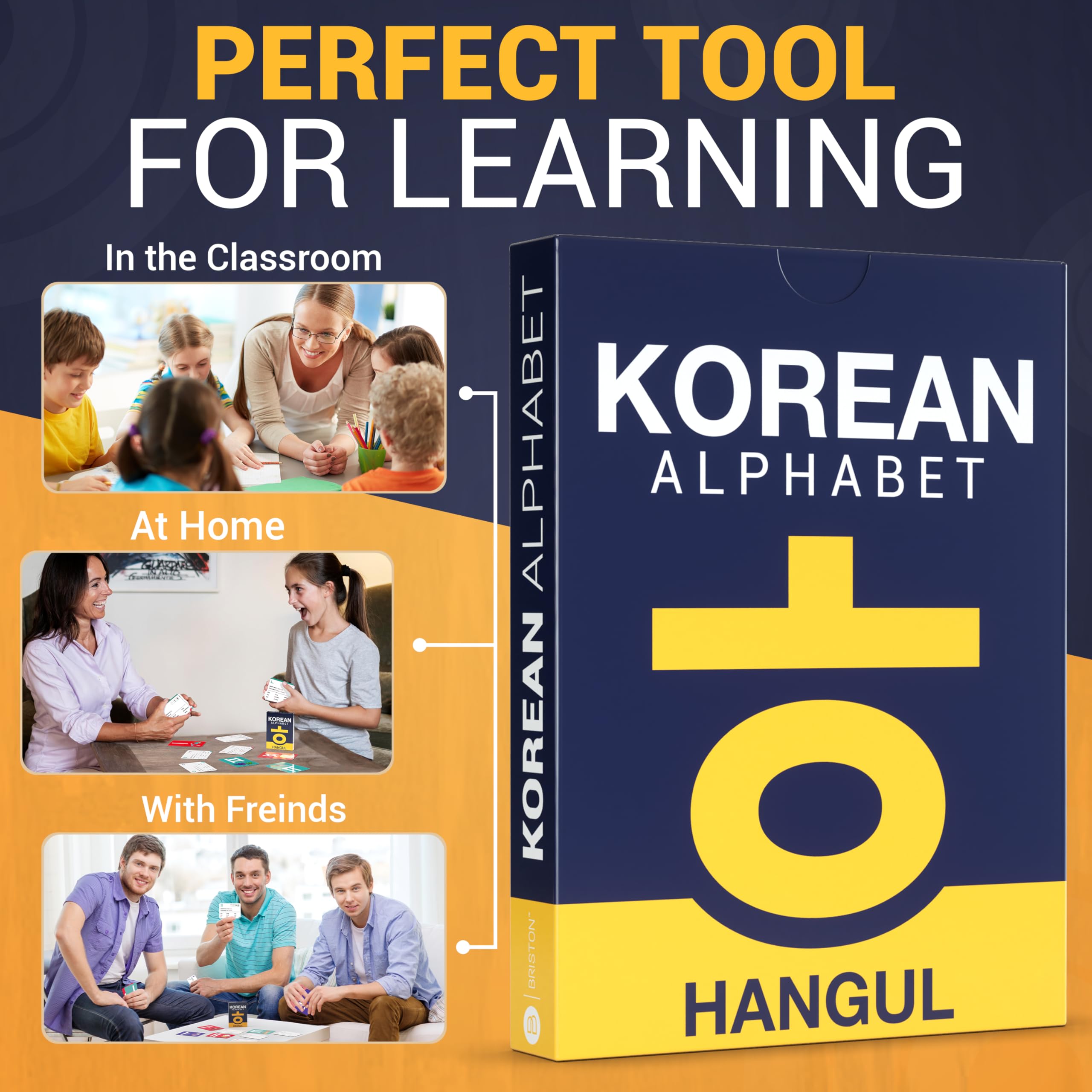Mua 41 Korean Alphabet Hangul Flash Cards – Educational Language ...