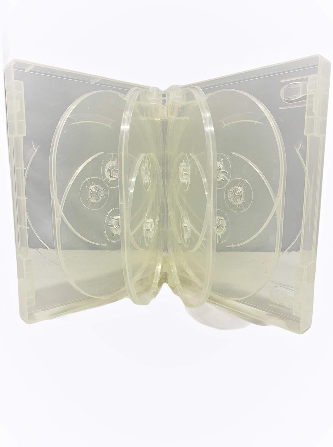 10 x 10 Disc Clear 32mm DVD Case Box for 10 for Ten Discs – by Dragon ...