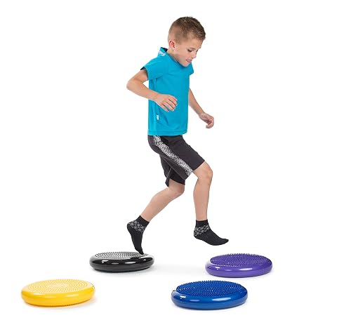 Bosu Ball Wobble Cushion - 13 Inch Sensory Seat For Core Strength ...