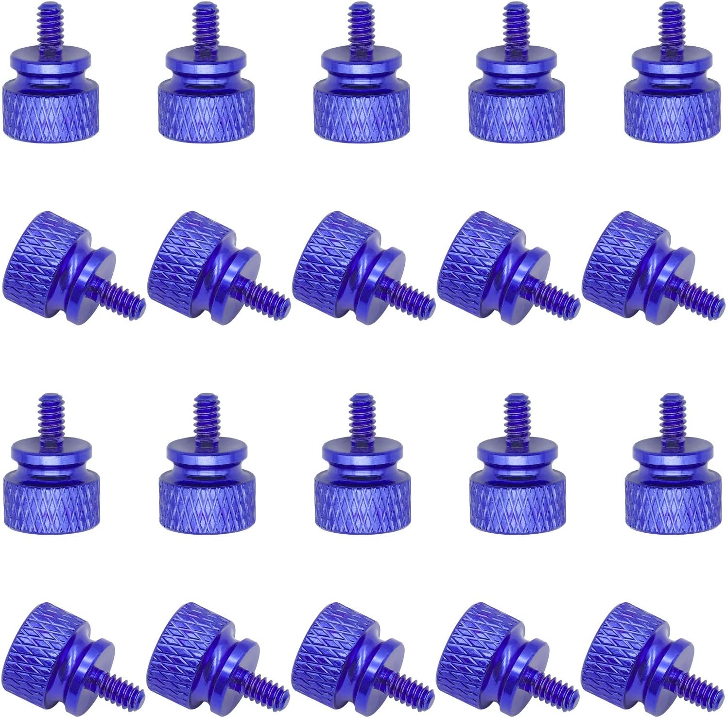 Amazon.com: Powlankou 20 Pieces 6#-32 Computer Case Screws, Anodized ...