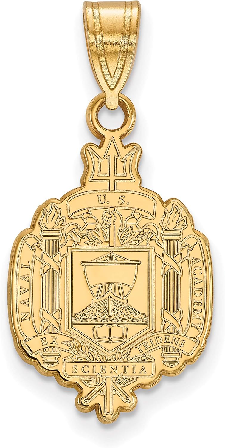 Amazon.com: US Naval Academy Navy Midshipmen Insignia Crest Pendant ...