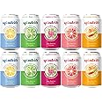 Amazon.com: Spindrift Sparkling Water, 4 Flavor Variety Pack, Made with Real Squeezed Fruit, 12 ...