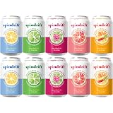 Amazon.com: Spindrift Sparkling Water, 4 Flavor Variety Pack, Made with ...