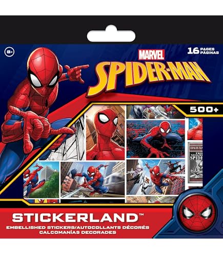 Spiderman Coloring Book Spidey And His Amazing Friends Stickerland Pad ...
