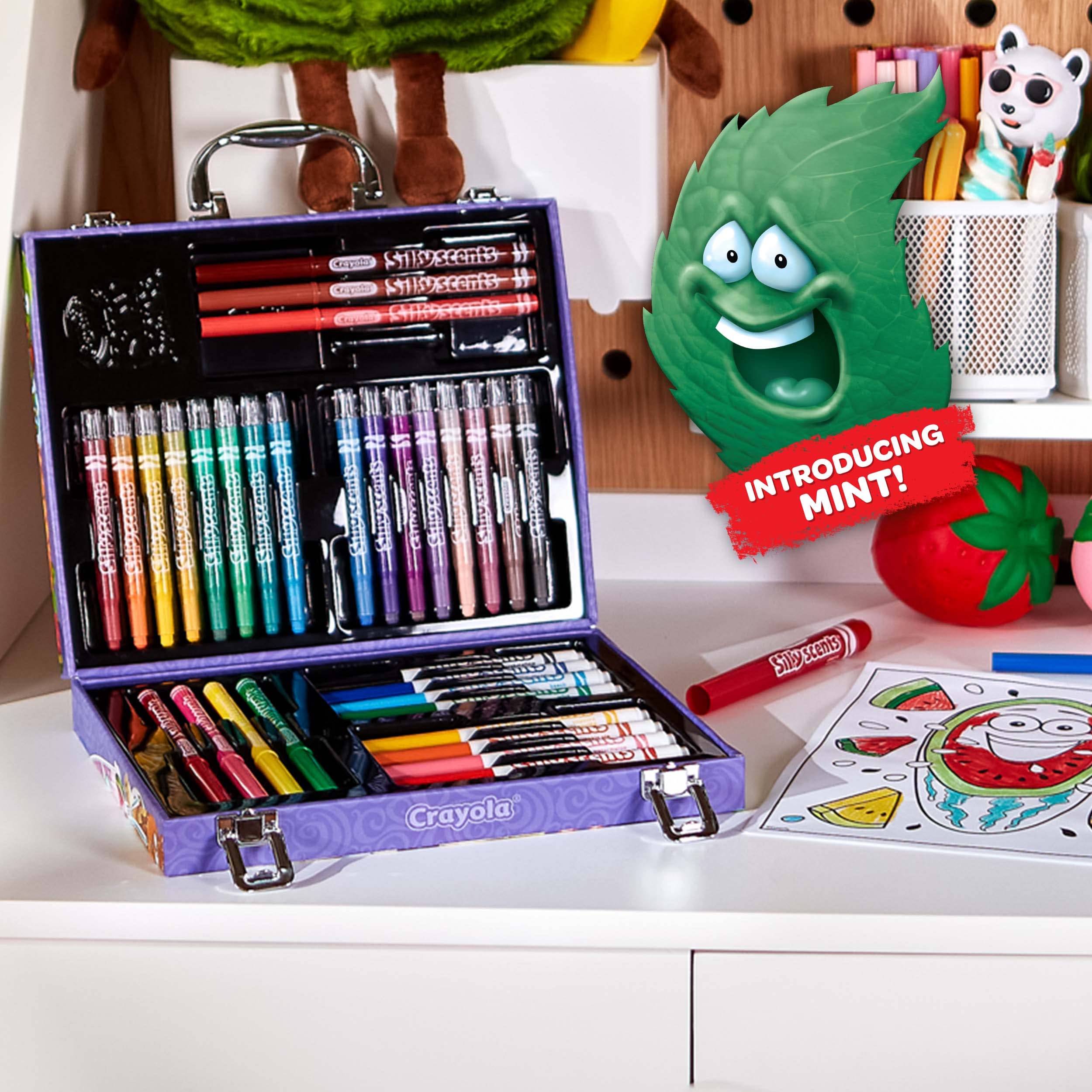 Mua Crayola Silly Scents Mini Inspiration Art Case Coloring Set, Gift ...