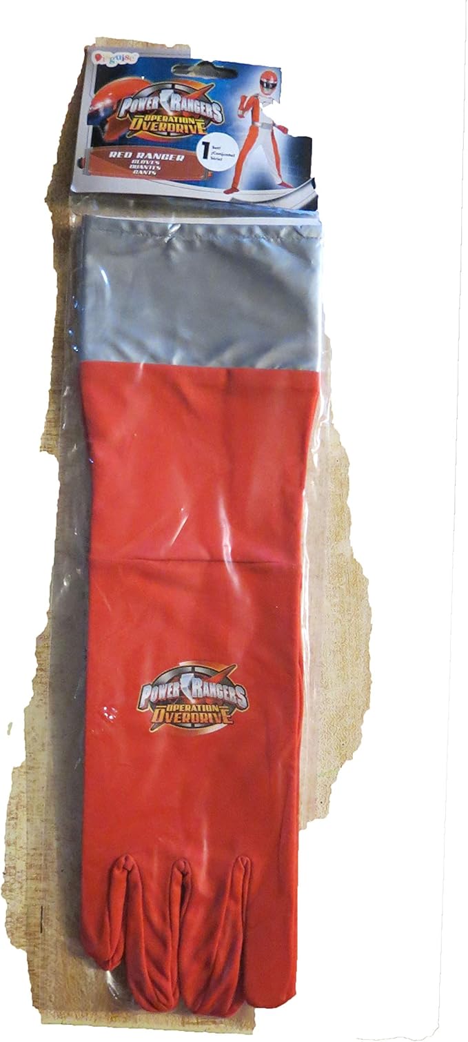 Amazon.com: Power Ranger Red Ranger Gloves Costume Accessory: Clothing