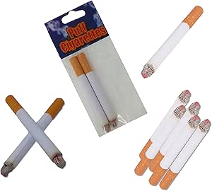 Amazon.com: Play Kreative Fake Puff Cigarettes - Set of 24 Puff Paper ...