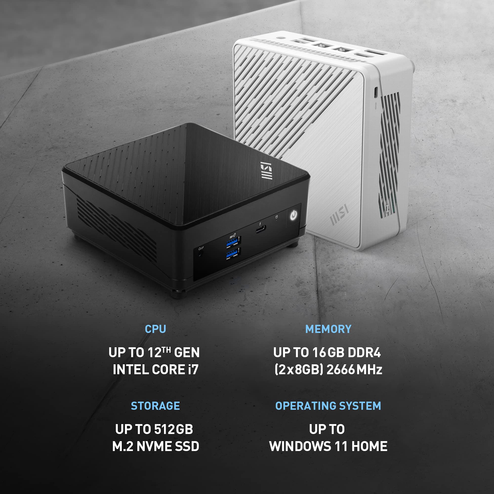 Mua MSI Cubi 5 Mini PC: Intel Core i5-1235U, 8GB DDR4 (1x8GB) 2666MHz ...