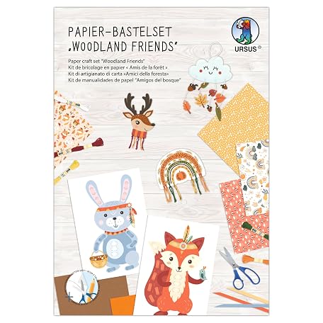 Mua Ursus 8080002F Woodland Friends Paper Craft Set, Set of Photo ...