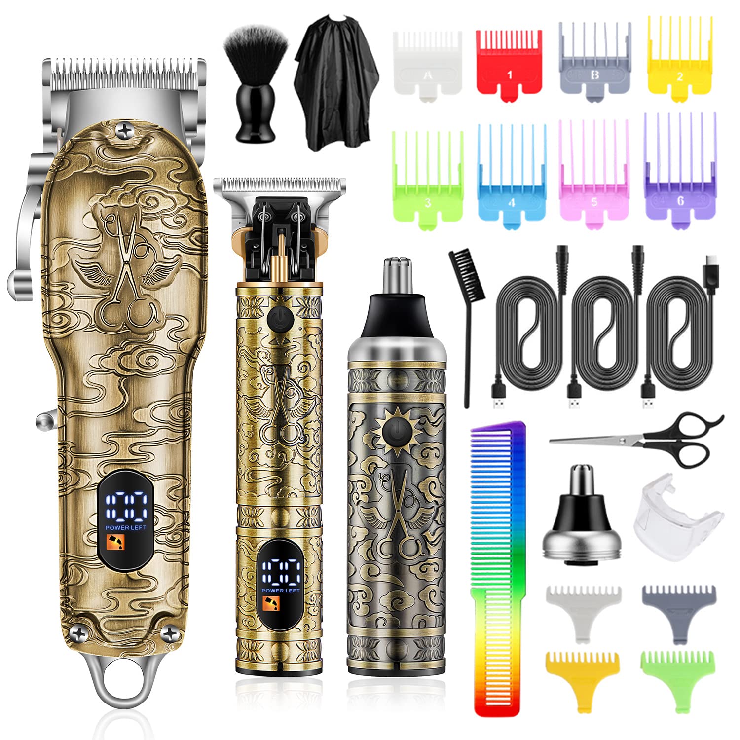 Mua MOTLATA Professional Hair Clipper for Men Electric Hair Trimmer T ...