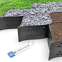 Sfcddtlg 9.8x16.4 FT 160 sq ft Gravel Ground Grid-2Inch Thick Expansion ...