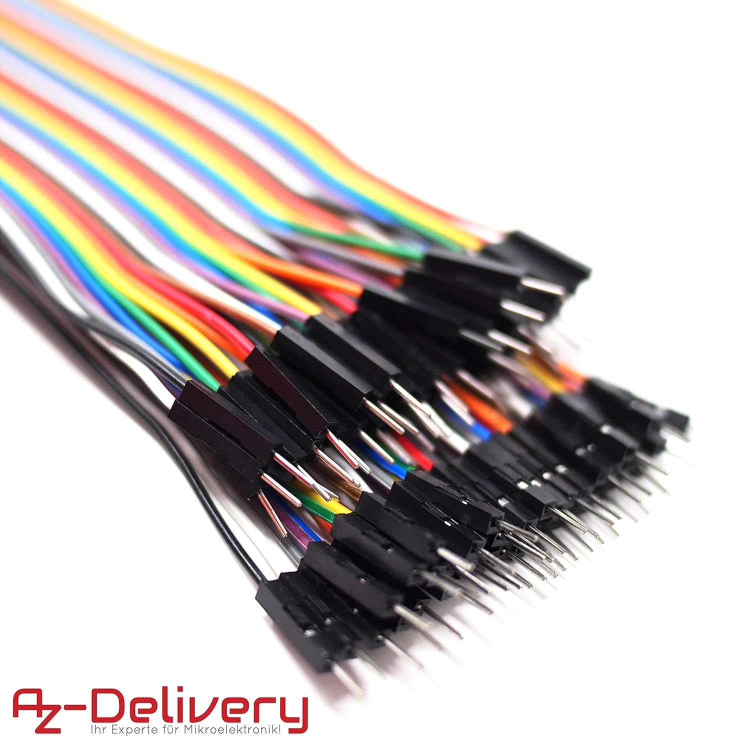 AZDelivery ⭐⭐⭐⭐⭐ Jumper Wire Cables de Puente 3 x 40 Piezas Pines Macho ...