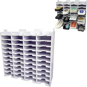 Amazon.com: Sanfurney 44 Slots Slim Ink Pad Holder and Stamp Pad ...