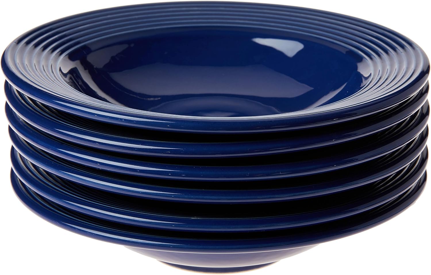 Porto Brasil Conjunto Com 6 Pratos Fundo Argos Azul Navy: Amazon.com.br ...