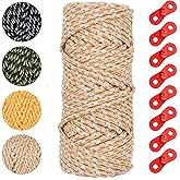 Amazon.com: WWANG 100ft 4mm Guy Lines Ultralight Tent Cords with 8pcs ...
