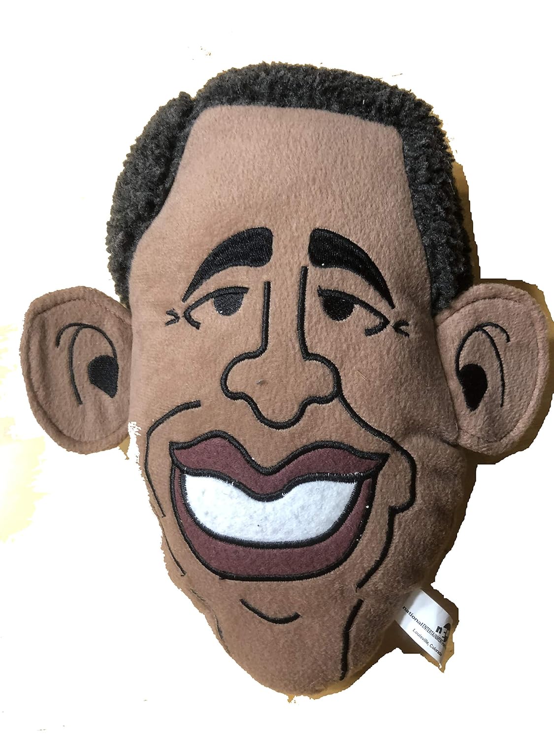 National Entertainment Network Barack Obama Character Face Stuffed ...