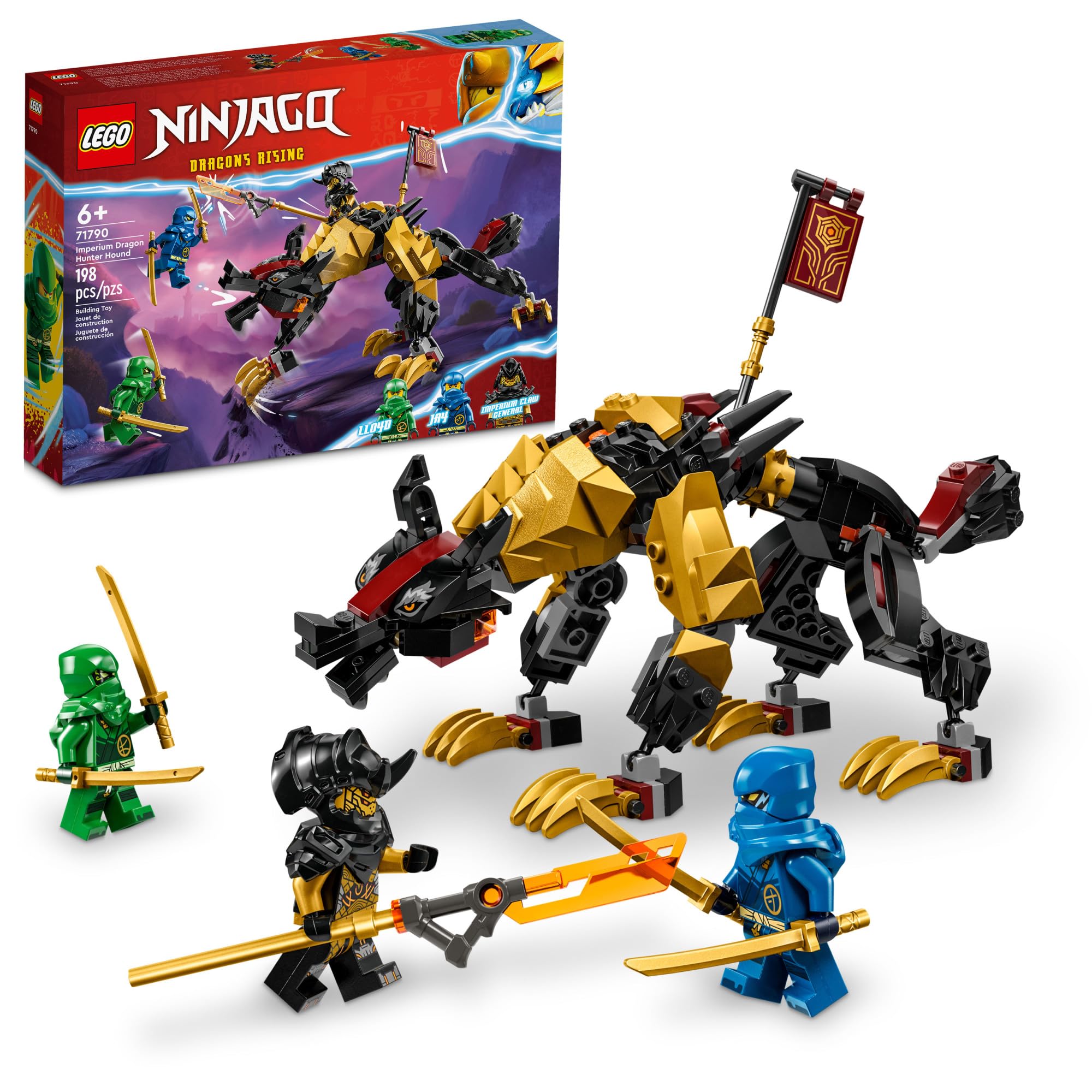 Mua LEGO NINJAGO Imperium Dragon Hunter Hound 71790 Building Set ...