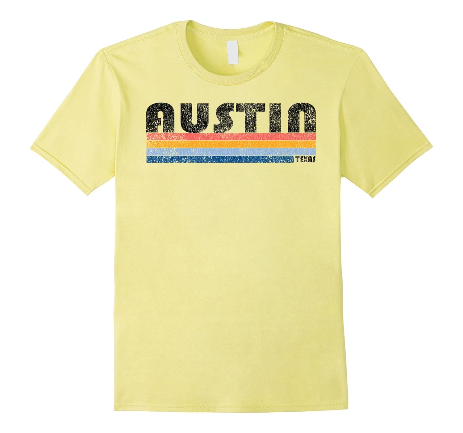 Vintage 1980s Style Austin Texas T Shirt-CL – Colamaga