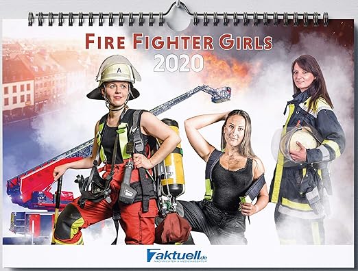 Kalender 2020 Feuerwehrfrauen 112% FireGirls Wandkalender A3 7aktuell ...