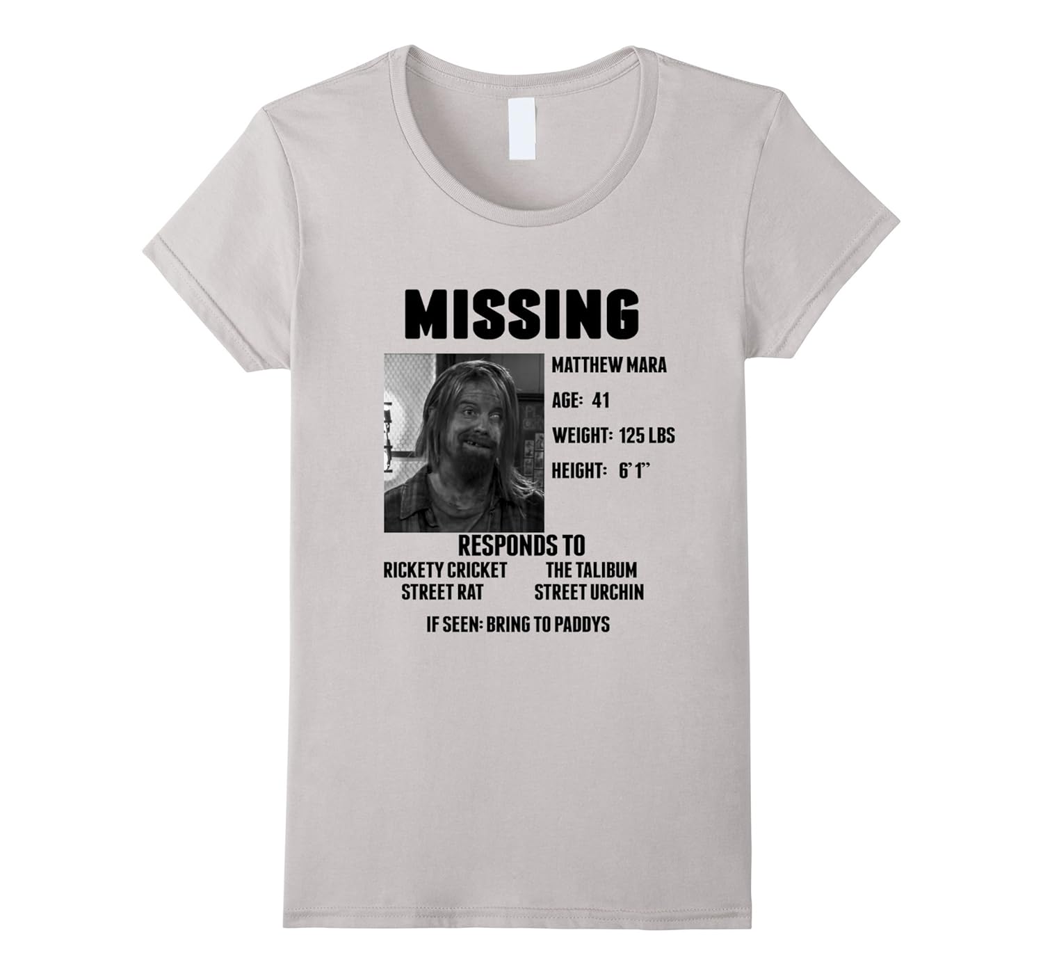 Rickety Cricket Missing Shirt Street Urchin Missing Tee-4LVS – 4loveshirt