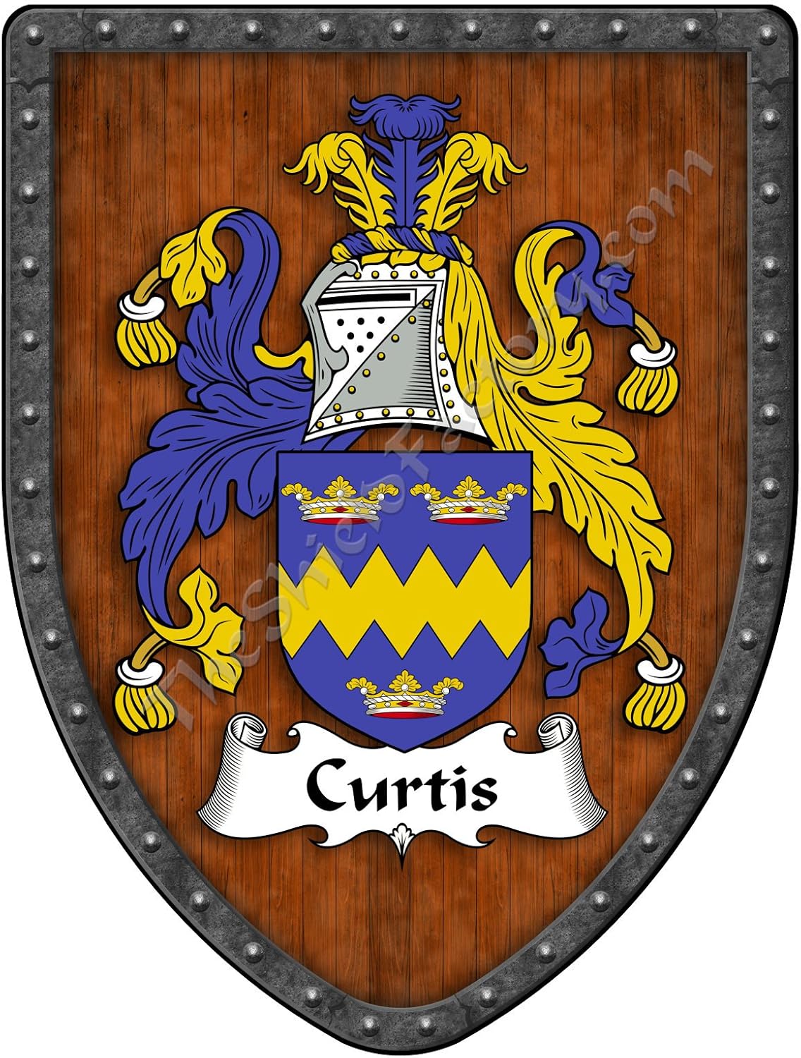 Amazon.com: Curtis Family Crest Custom Coat of Arms, Family Ancestry ...