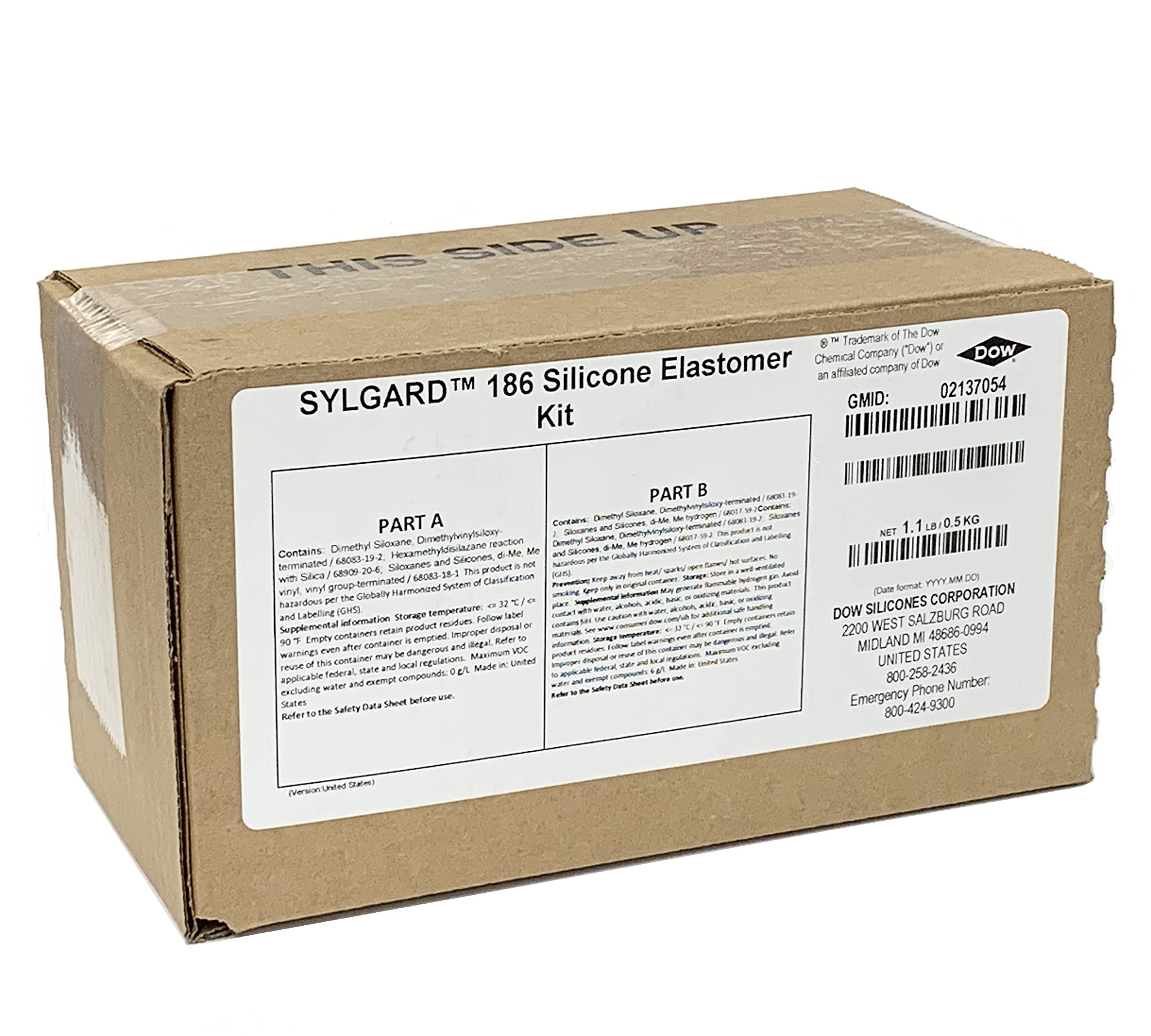 Sylgard 186 Silicone Elastomer Kit 0.5 Kg, 1.1 LB in Dubai - UAE ...