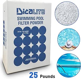 Dicalite Minerals DE25BOX Diatomaceous Earth Pool Filter D.E. 25 LBS ...