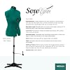 Dritz Sew You Adjustable Dress Form M/L, Sizes US 12–18, Female Sewing ...