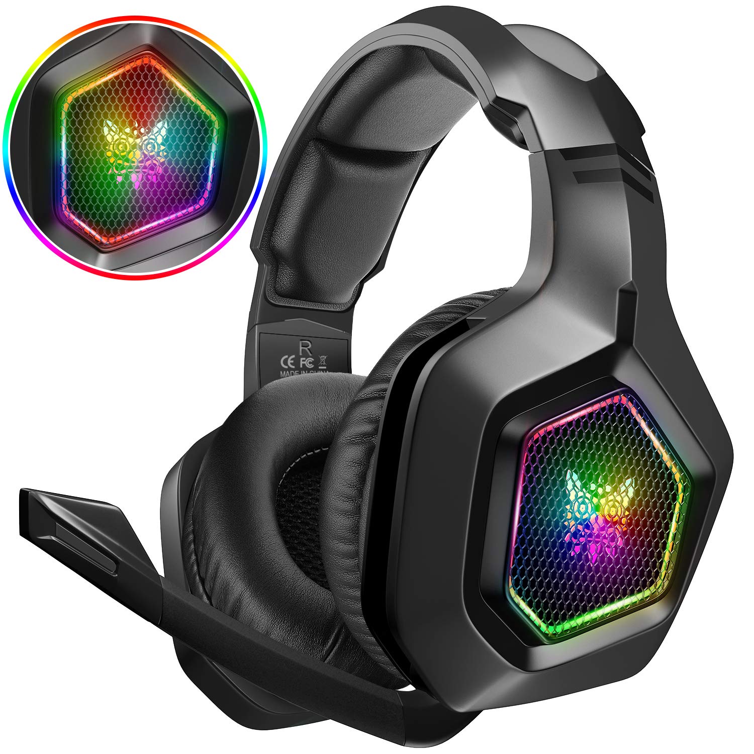 DIZA100 Gaming Headset F r PS4 PS5 PC 3 5mm Surround Sound Kabelgebundenes Gaming Kopfh rer Mit diza100-gaming-headset-f-r-ps4-ps5-pc-3-5mm-surround-sound-kabelgebundenes-gaming-kopfh-rer-mit