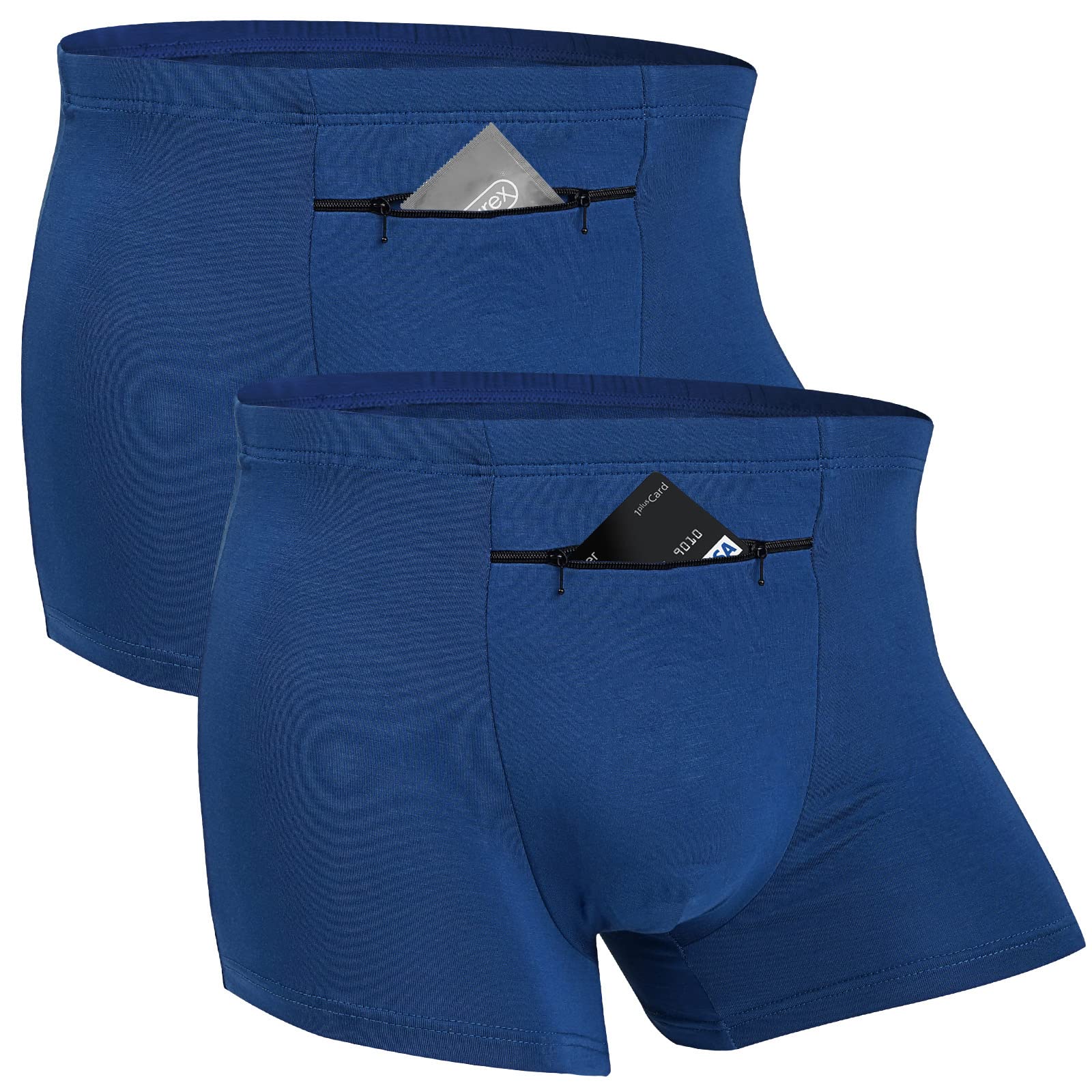 ANLINKSHINE 2 Packs Men's Pocket Underwear with a Secret Front Stash ...