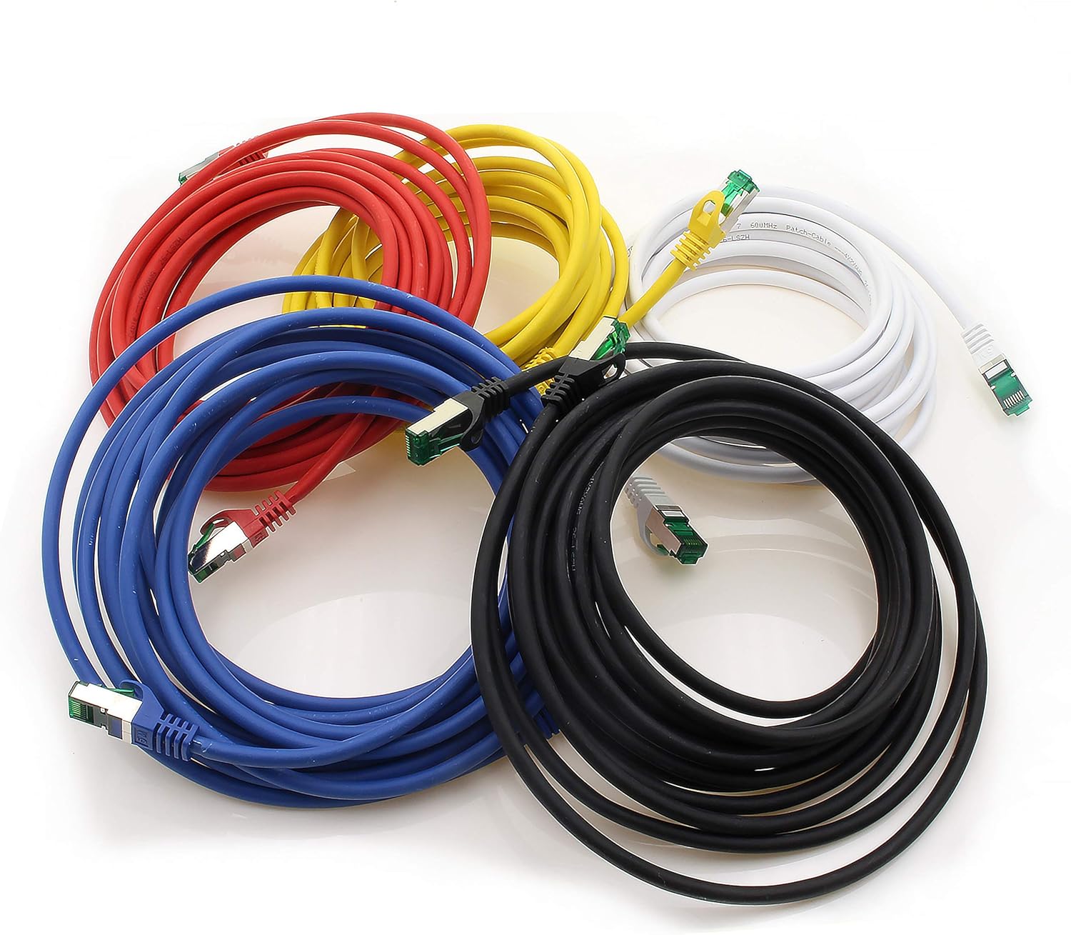 1aTTack Cat.7 ethernet cable 10m – 5 Colors Set 03-5 pieces – Cat7 lan ...