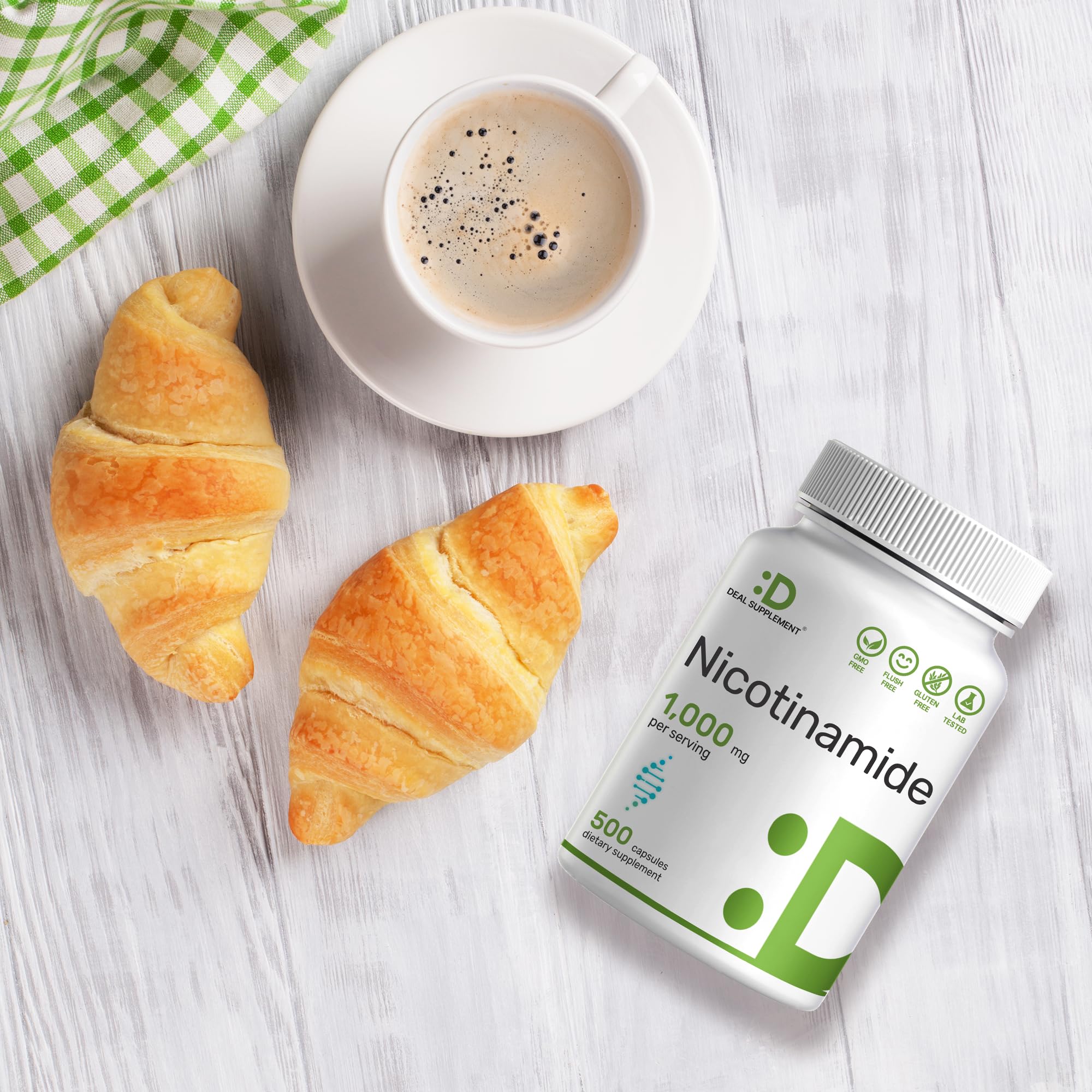 Mua Vitamin B3 Nicotinamide 1,000mg Per Serving – 500 Capsules, Flush Free Niacin, Essential B3 ...