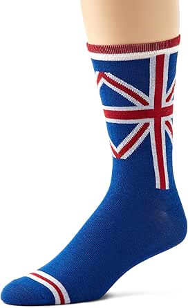 Amazon.com: K. Bell Socks Men's British Flag Sock, Multi, Sock Size: 10 ...