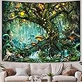 Amazon.com: YEXIT Fairy Tales Magical Forest Tapestry, Nature Tree of ...