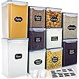 Amazon.com: VERONES Large Tall Airtight Food Storage Containers, 10 ...