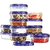 Amazon.com: PLASTICPRO 12 Pack Twist Cap Food Storage Containers with Red Screw on Lid- 8 oz ...