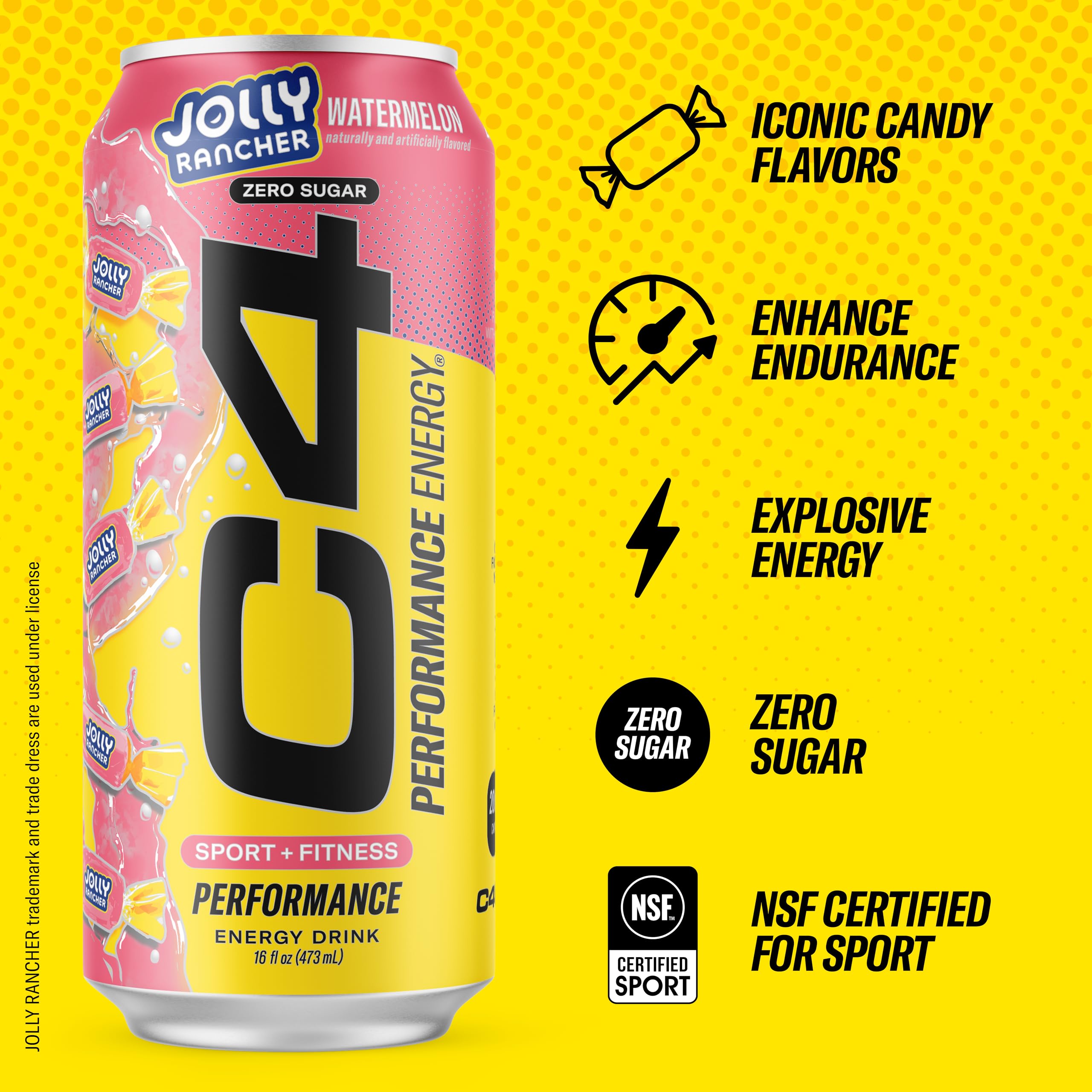 Mua C4 Performance Energy Drink | JOLLY RANCHER Watermelon | Zero Sugar ...