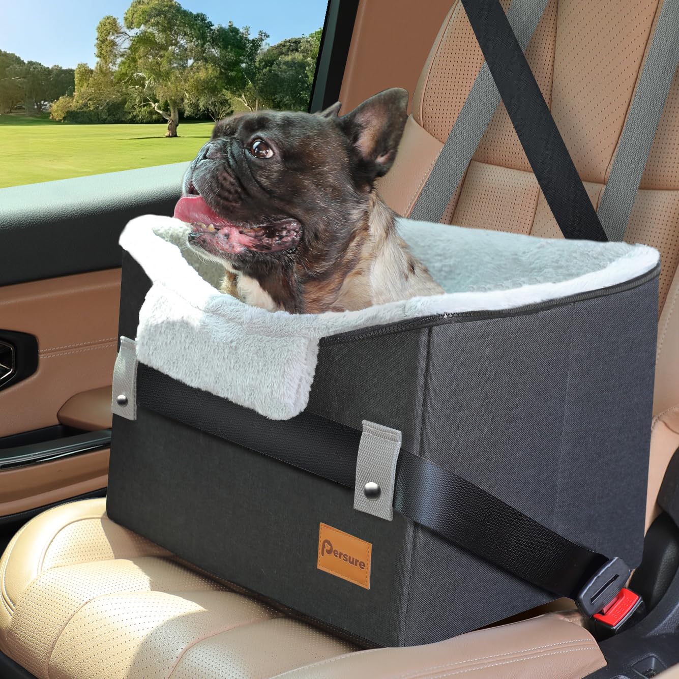 Persure Dog Car Seats for Small Dogs, Puppy Stable Pet Car Seat for Car ...
