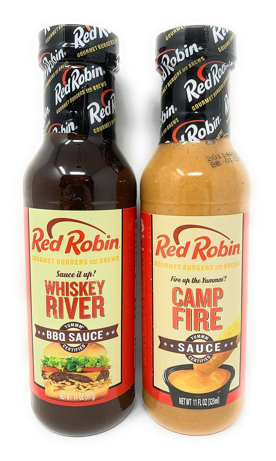 Amazon.com : Red Robin | Campfire & Whiskey River BBQ Sauce Combo | 1 ...