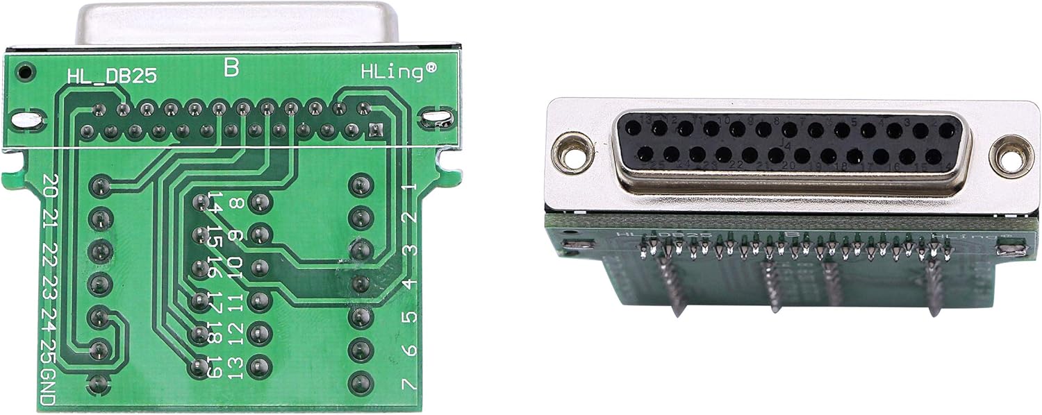 CERRXIAN DB25 Adapter RS-232 Serial Interface DB25 Connector (Female ...