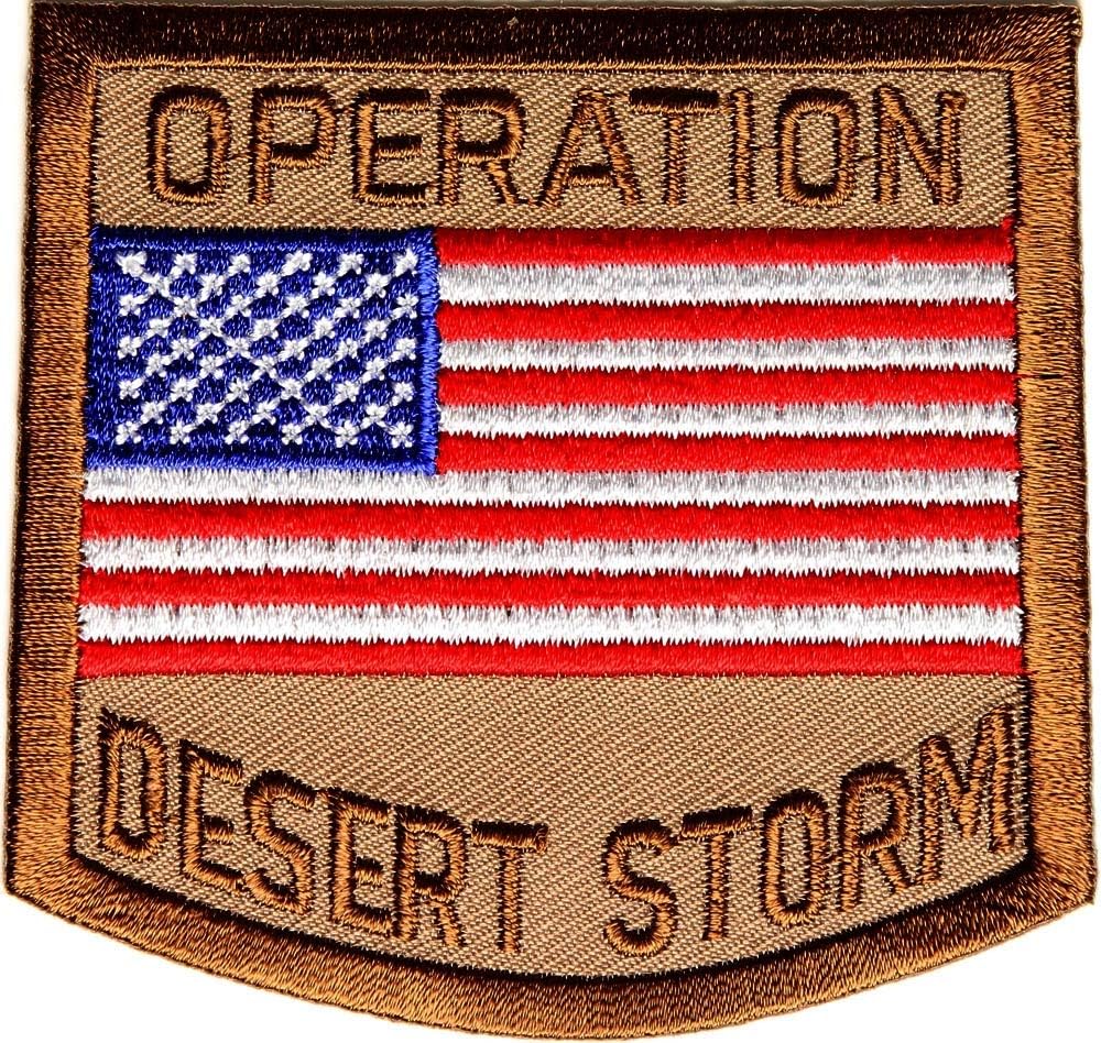 Amazon.com: Operation Desert Storm Patch - 3x3 inch. Embroidered Iron ...