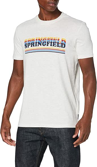Springfield Camiseta para Hombre: Amazon.es: Ropa y accesorios