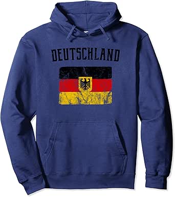 Amazon.com: German Flag Hoodie - Deutschland (Vintage): Clothing