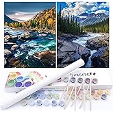 Amazon.com: BAISITE Paint by Numbers Kit for Adults Beginners,12" Wx16 ...