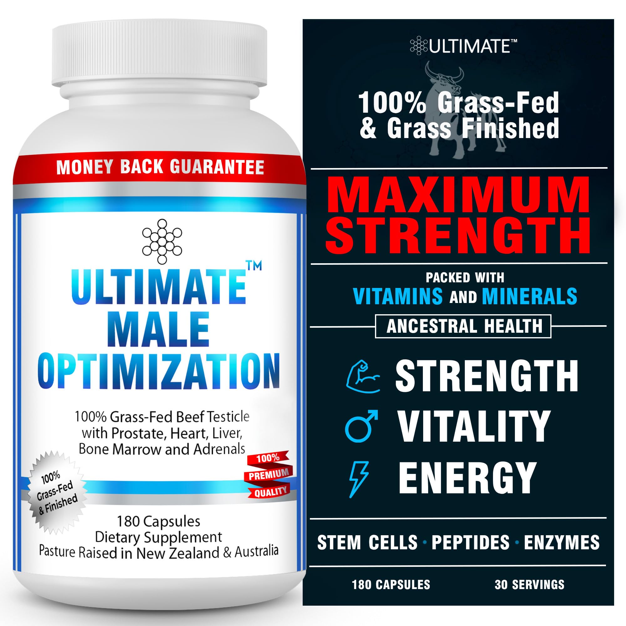 Mua Ultimate Male Optimization 100% Grass Fed Beef Organ Supplement ...