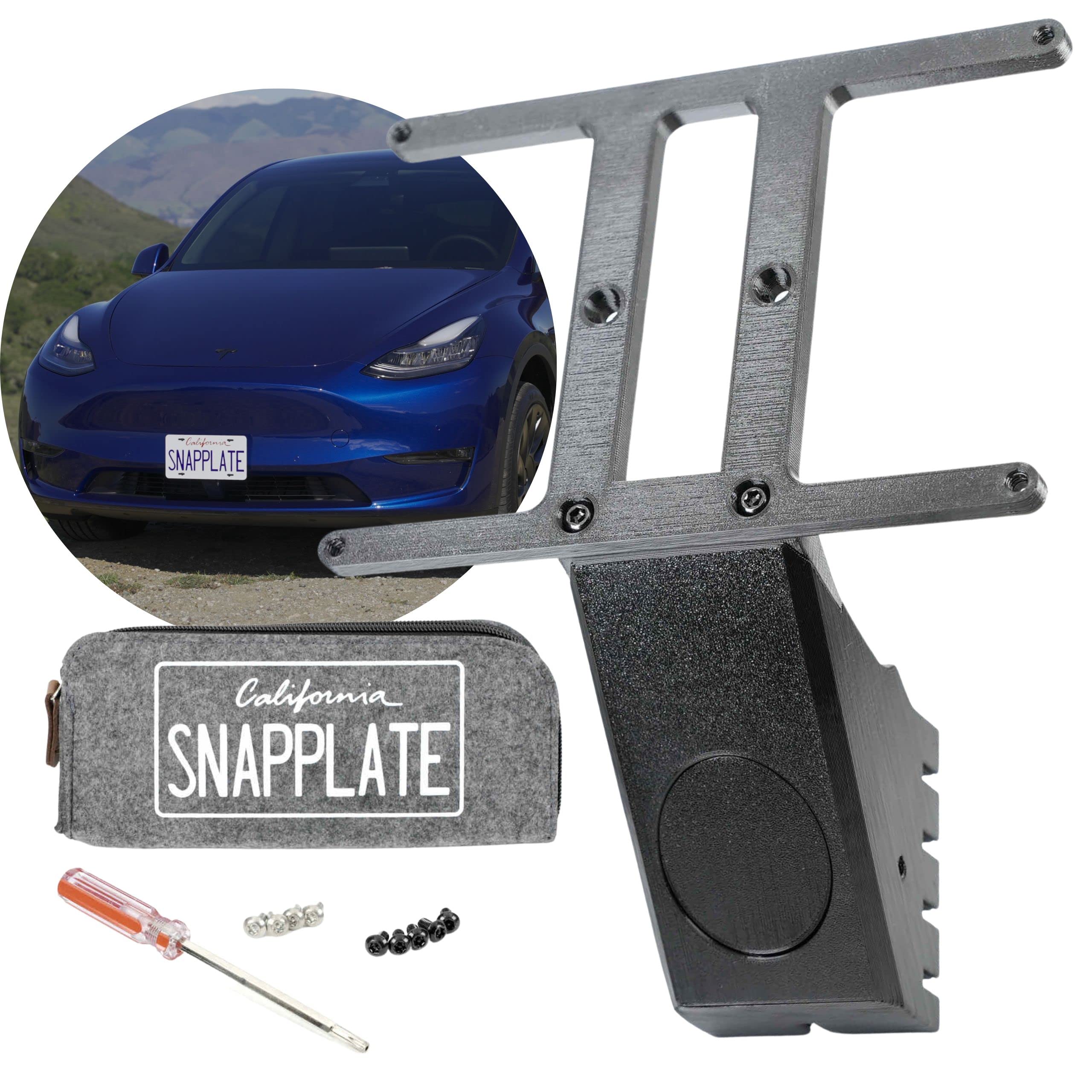 Mua SnapPlate® Front License Plate Holder for Tesla Model Y - Safety ...
